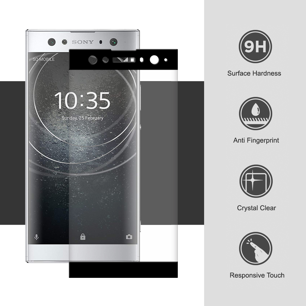 3D Curved Tempered Glass Screen Protector - Sony Xperia XA2 Ultra